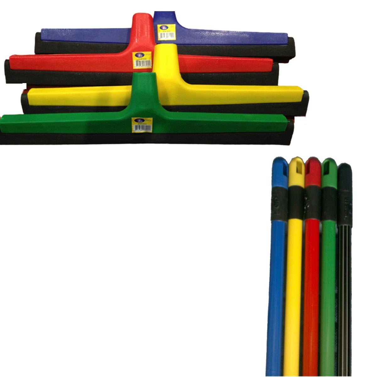 Sponge Wiper 43CM (Red, Yellow, Blue & Green) With Metal Handle - Kach ...